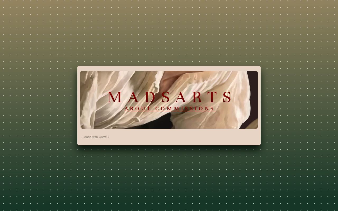 madsarts : commission carrd